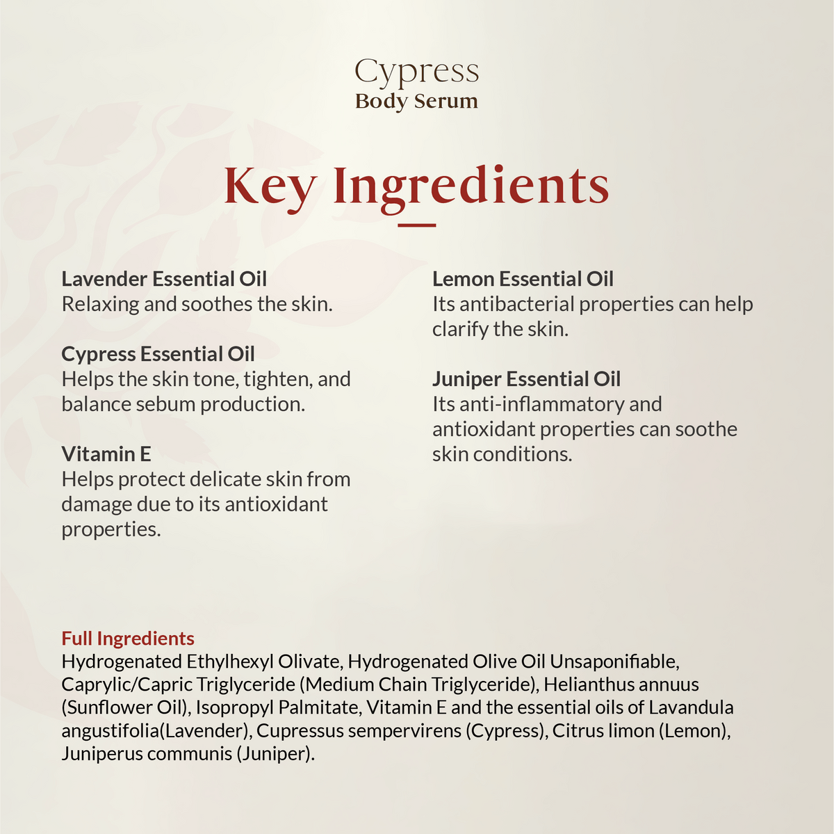 Cypress Body Serum 200ml – PURAS Malaysia
